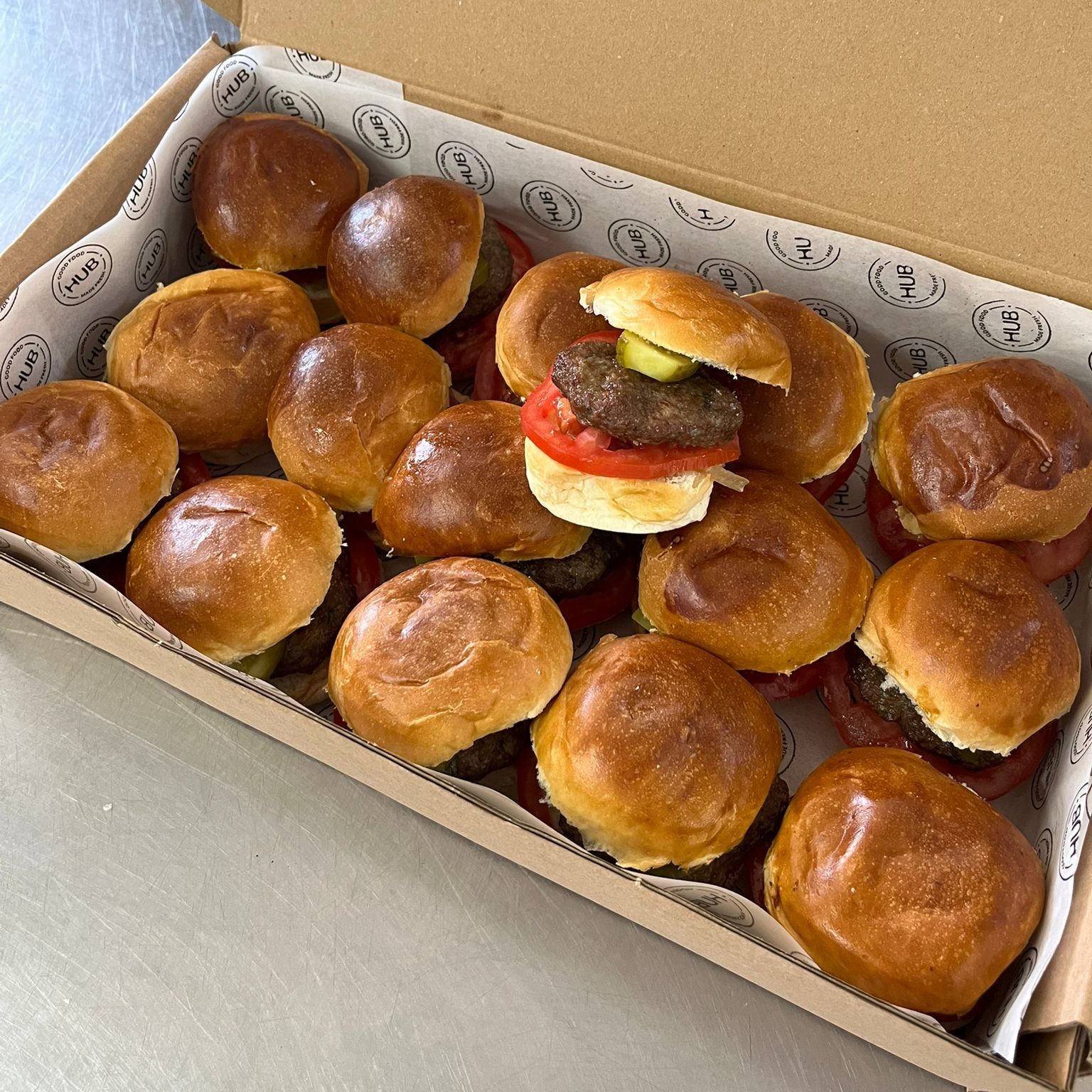 HUB Mini Burger Box – HUB Catering