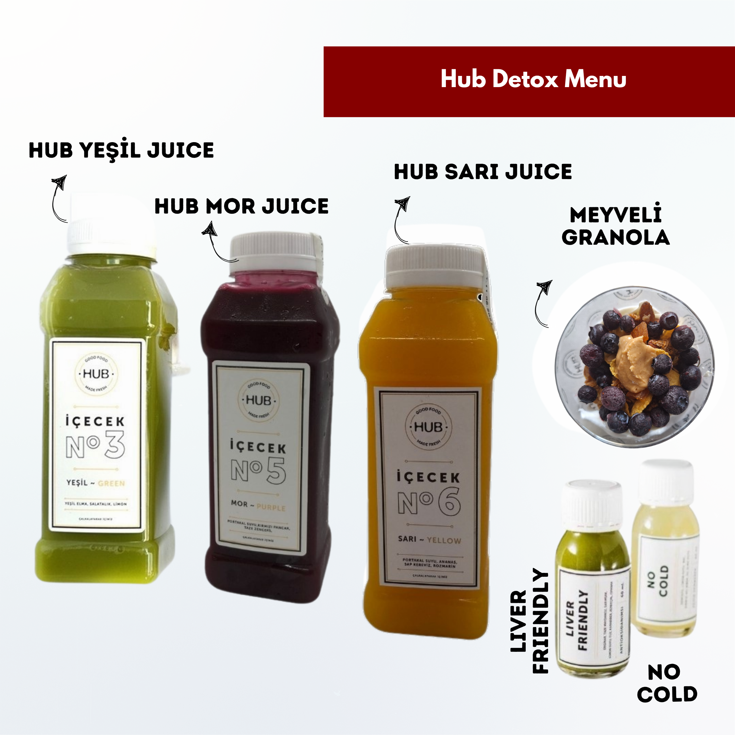 HUB Detox Menu – HUB Catering